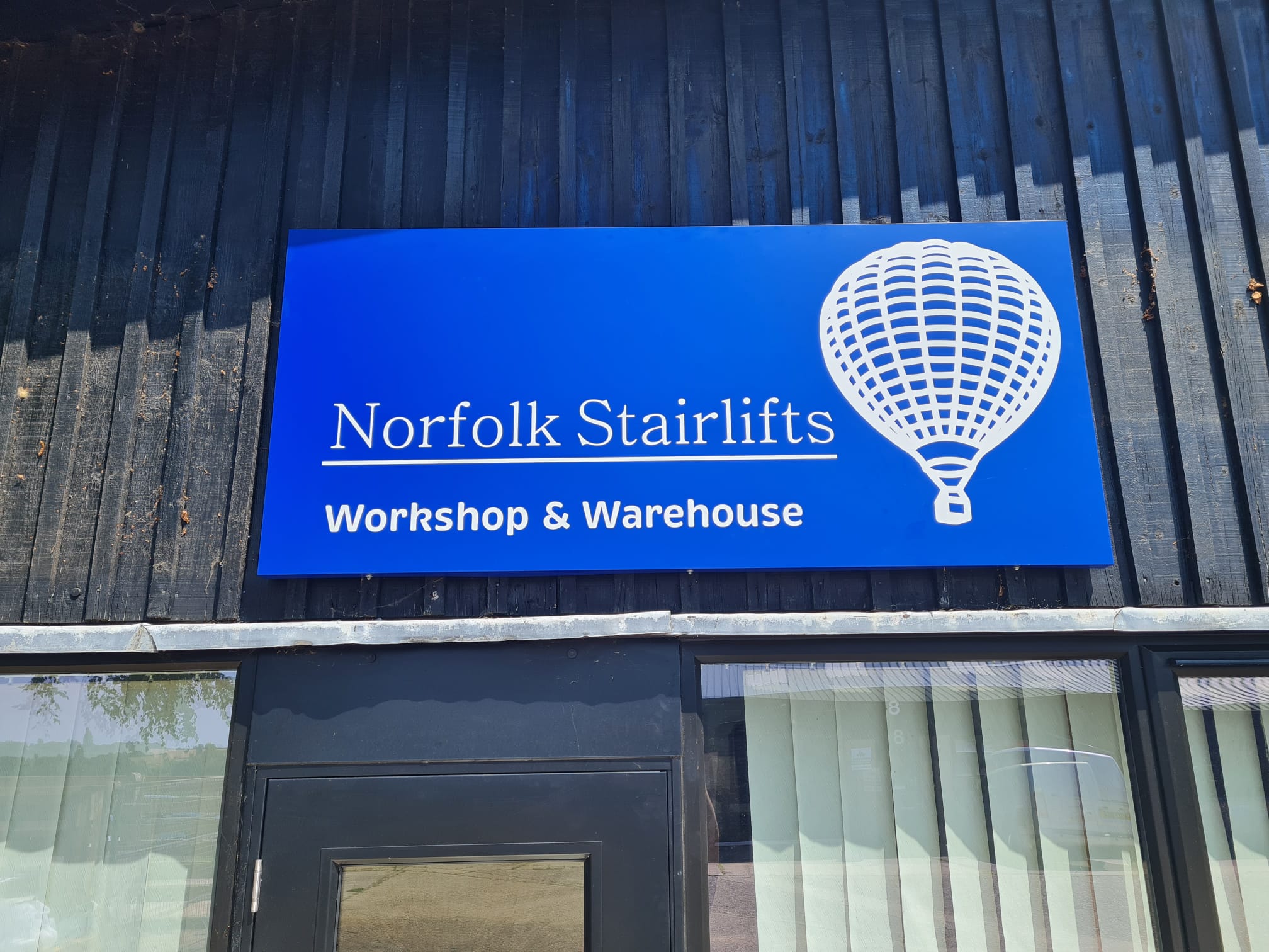 Moving up with... Fresh Showroom Signage! - Norfolk Stairlifts